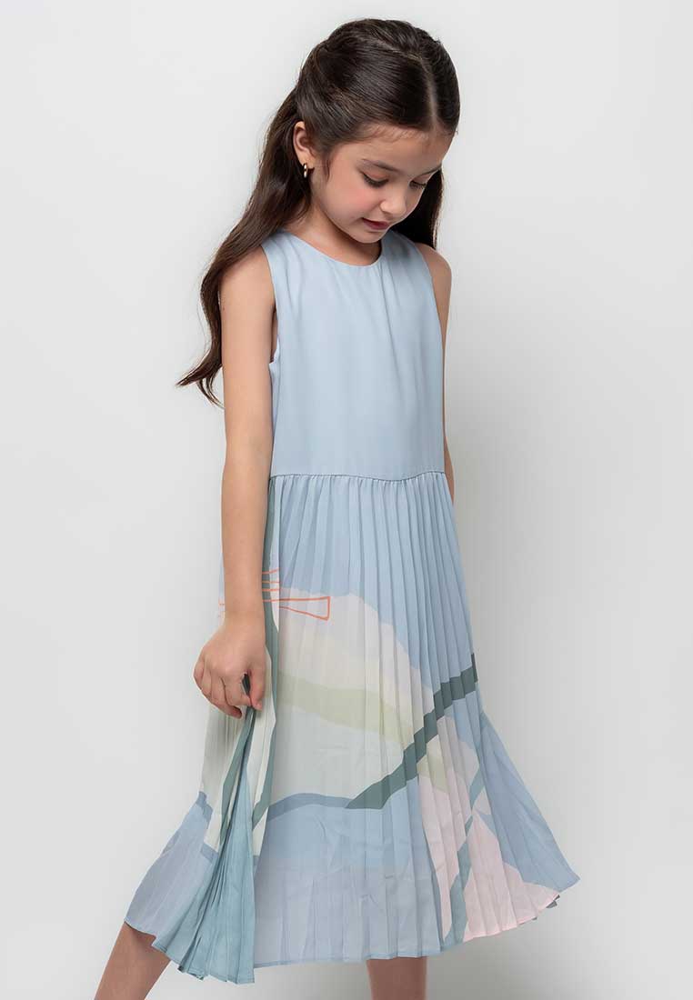 Treehouse Athenna Pleated Dress – Paperdolls