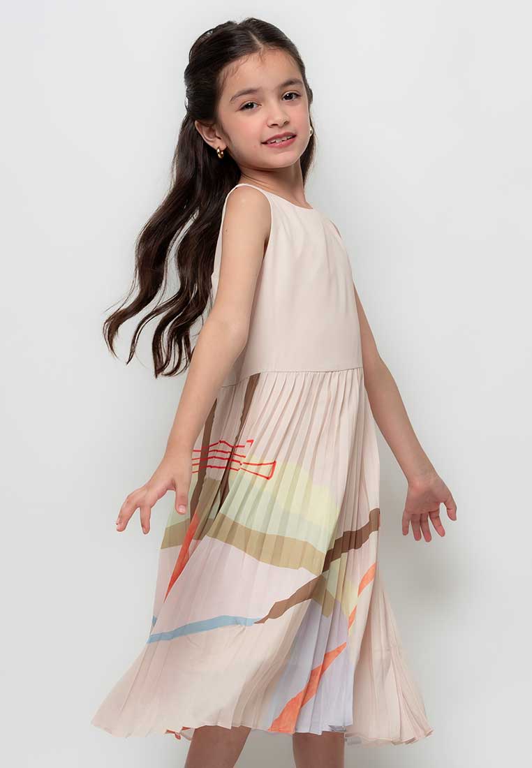Treehouse Athenna Pleated Dress – Paperdolls